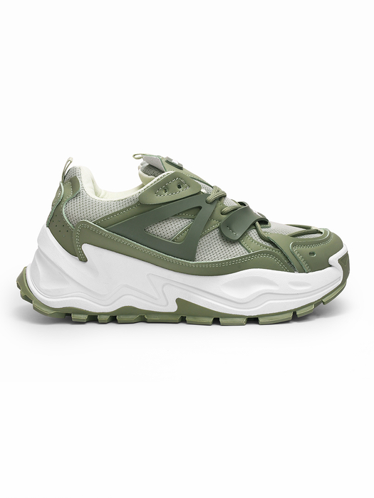 thewhitepole - Funky Dunks II TWP Green Sneakers - The White Pole